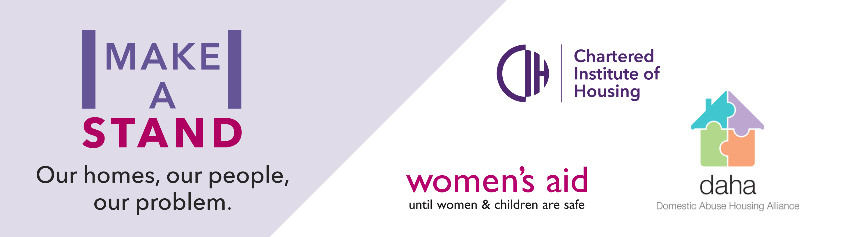 Make a Stand Against Domestic Abuse - Cartrefi Conwy